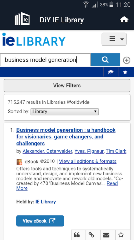 DIY IEU LIBRARY APP - IE LIBRARY