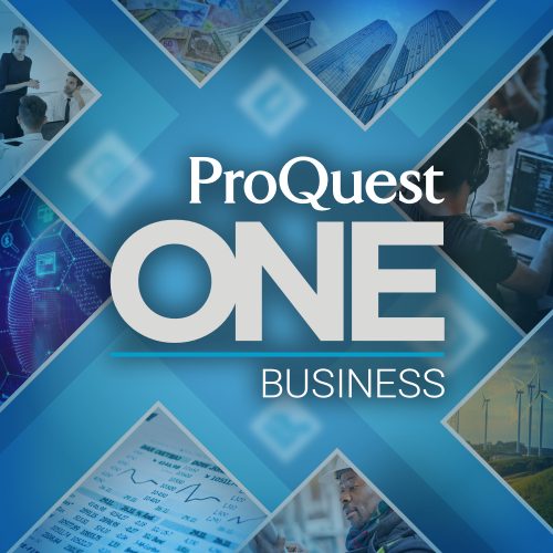 New Library Resource: ProQuest One Business - IE UNIVERSITY LIBRARY